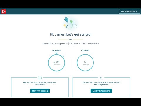 McGrawHill SmartBook Tutorial