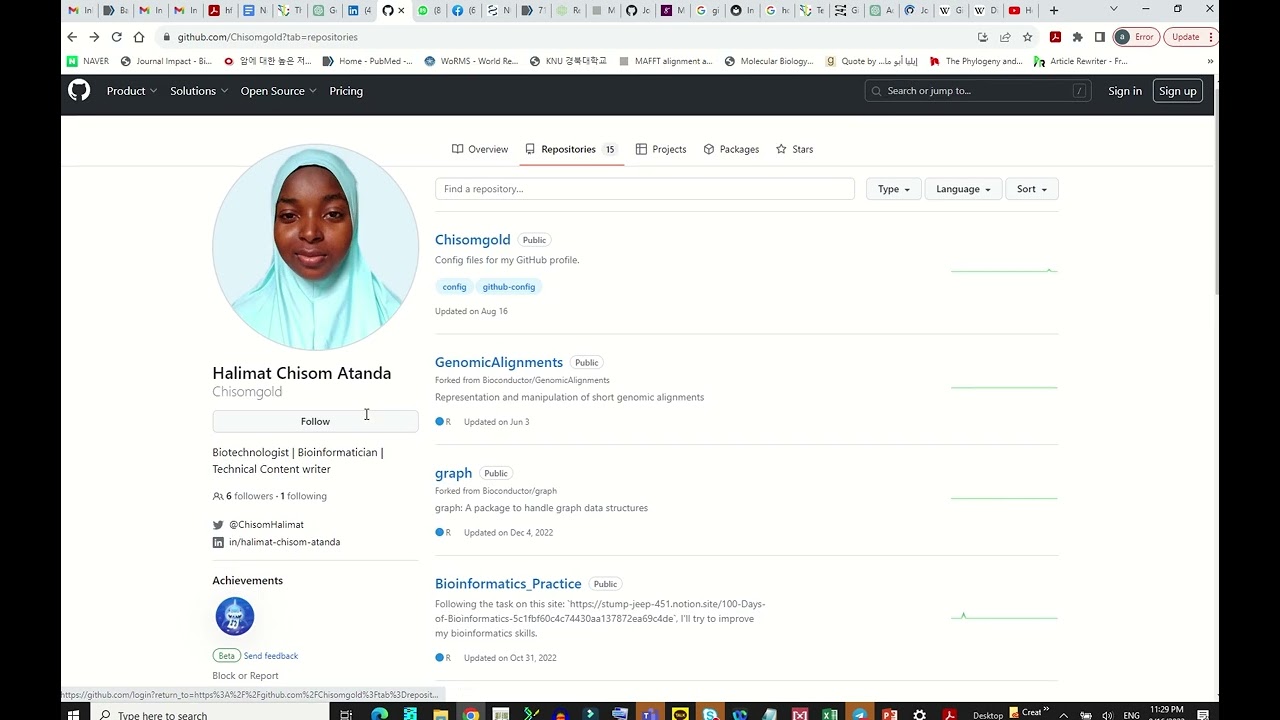 GITHUB FOR BIOINFORMATICS