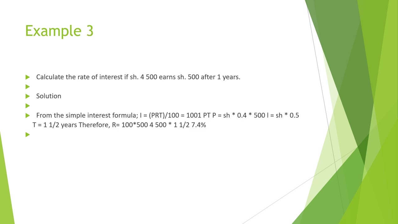 simple interest ppt