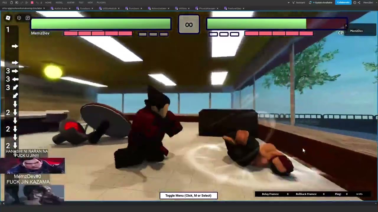 doing what tekken won t waffle house stage roblox robloxdev rtc tekken tekken8