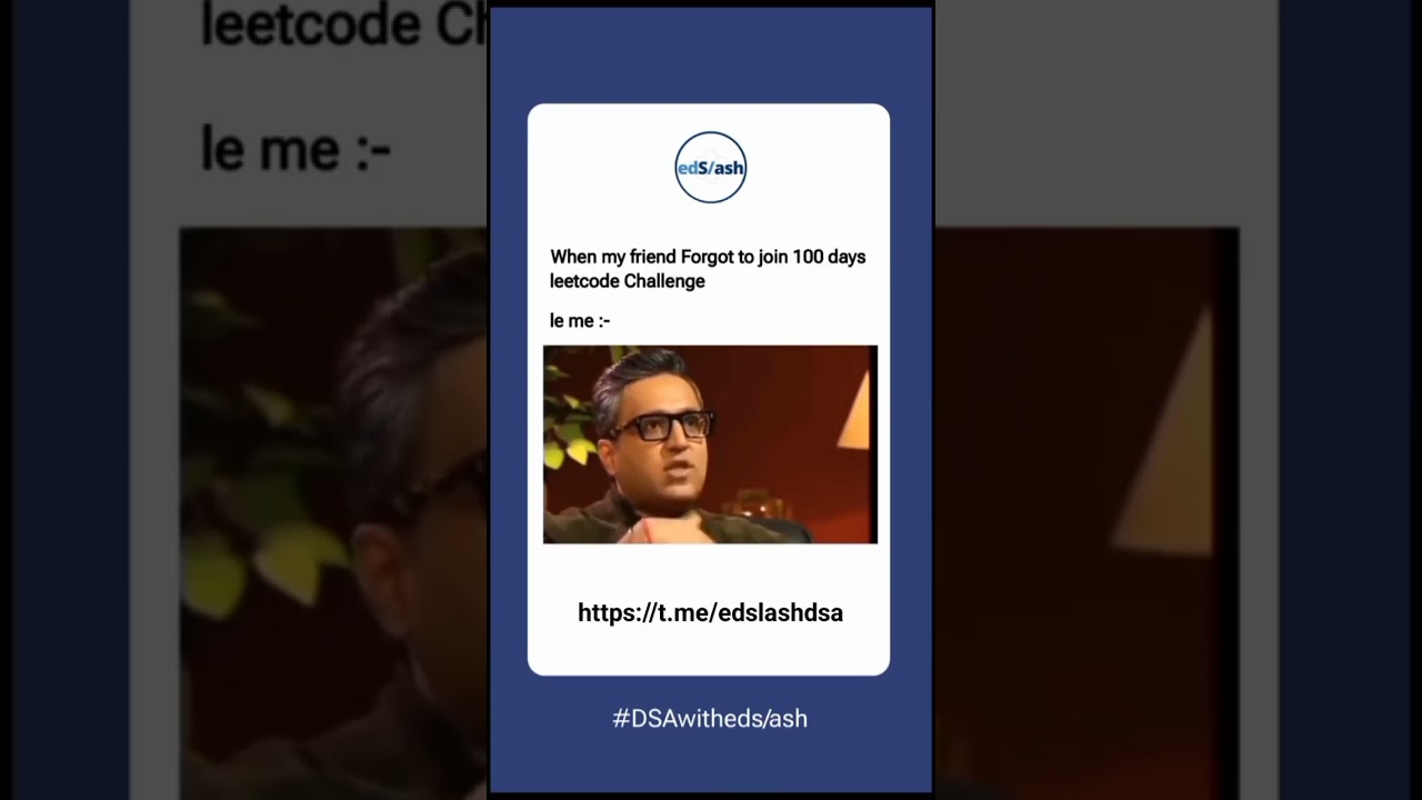 100 day leetcode challenge #leetcode #computerscience #dsa #coding #shorts