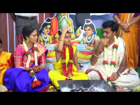 Pranav's Thread Ceremony Madhwa Brahmin Upanayana at Kashi Mutt, Bangalore | Sanasamhramaa Events
