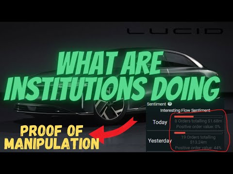 WHAT IS BIG MONEY DOING ???????? LCID BEING MANIPULATED ???? MUST WATCH $LCID