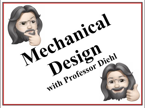 Mechanical Design (Machine Design) Gear AGMA Design Excel Spreadsheet (S21 ME470 Class 9)