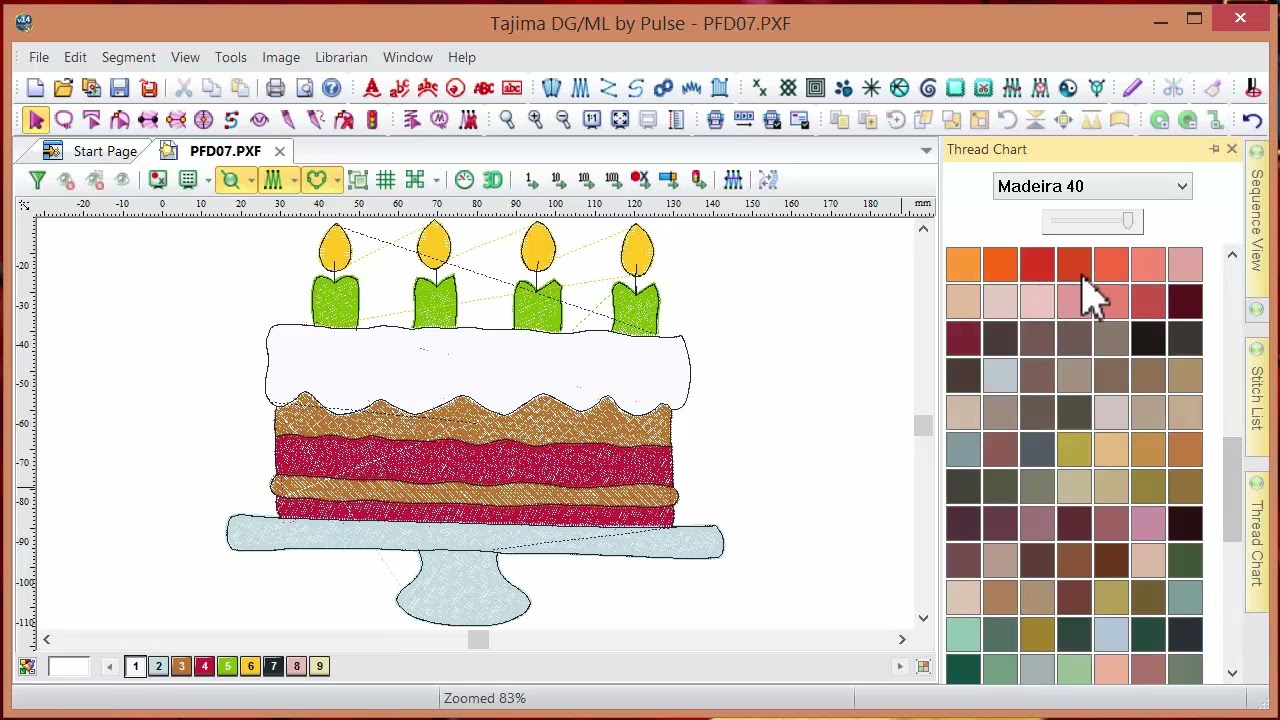 DG/ML14 Quick Tip Tutorials: add thread to a design
