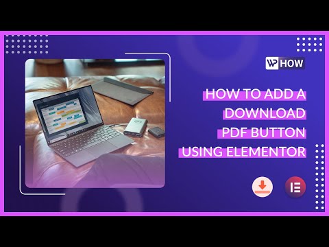 How to add a download pdf button using Elementor | WordPress Tutorials