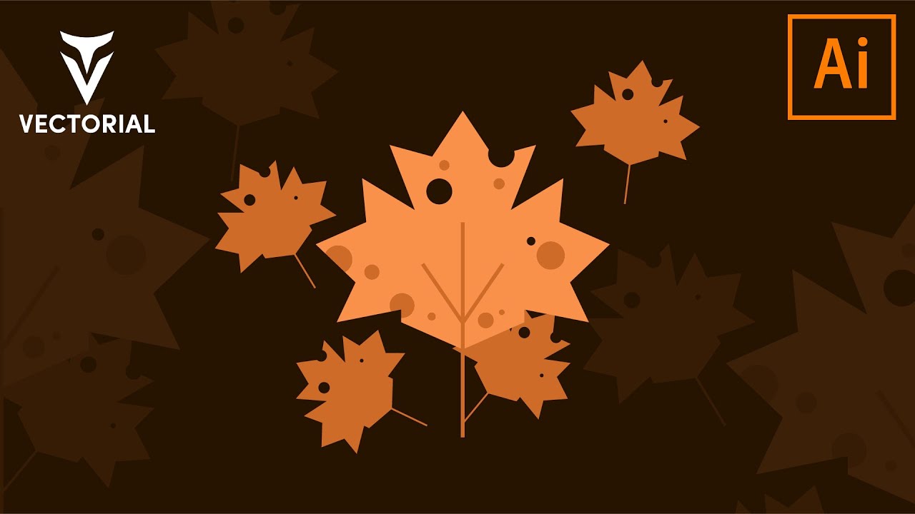 Autumn leaf tutorial in Adobe Illustrator 2020