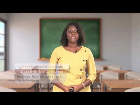 English Language - Grade 5: Antonyms