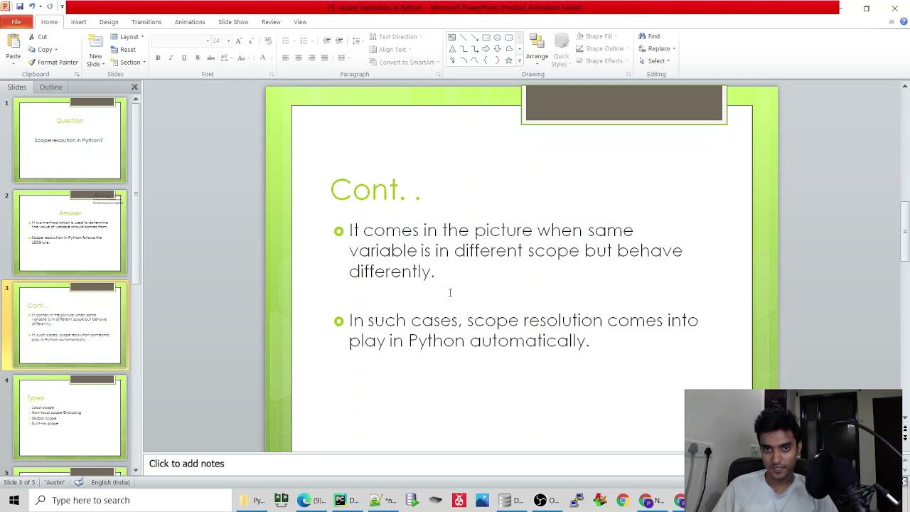 Python Interview Question | Scope Resolution Python? | Tutorial 19