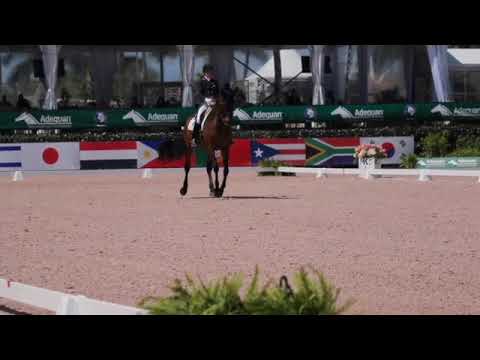 Olivia LaGoy Weltz and Lonoir in Global Dressage Festival World Cup Grand Prix Freestyle Mar 7, 2021