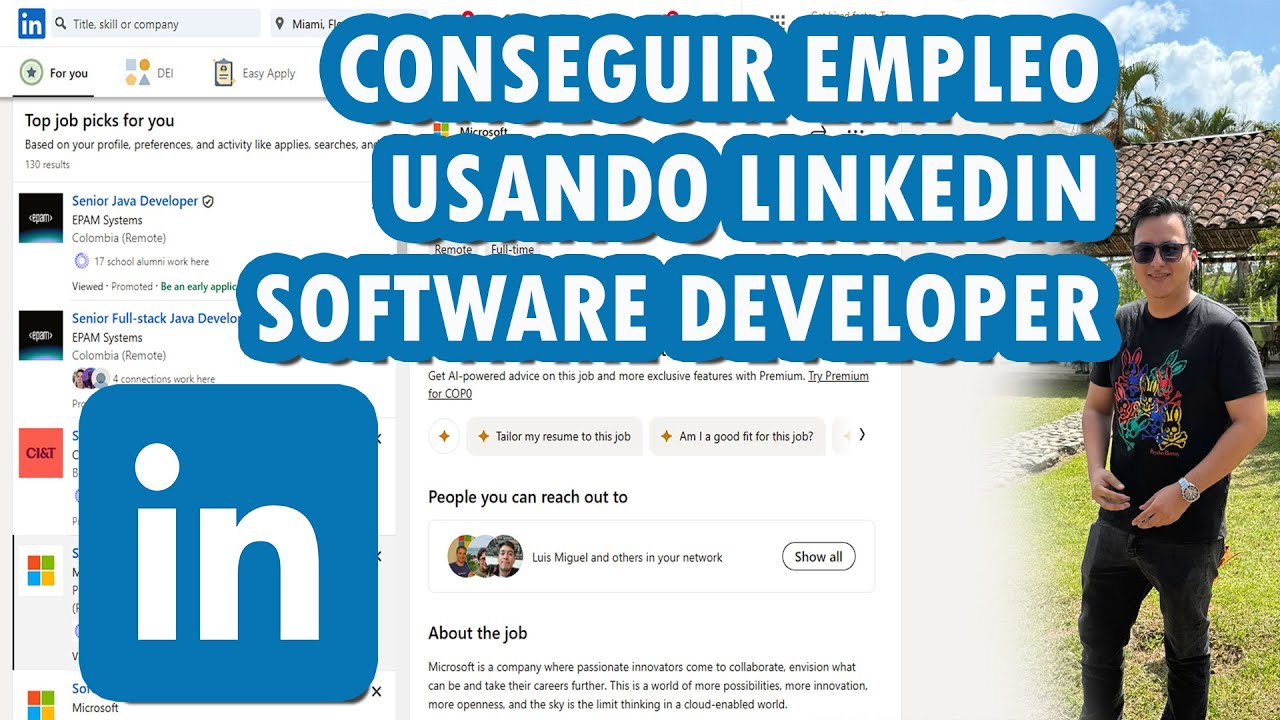 Linkedin in 2025: How I got a job as a remote software developer