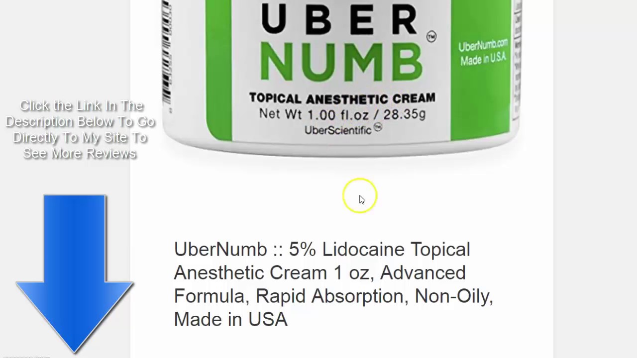 Non Prescription Lidocaine Cream Otc