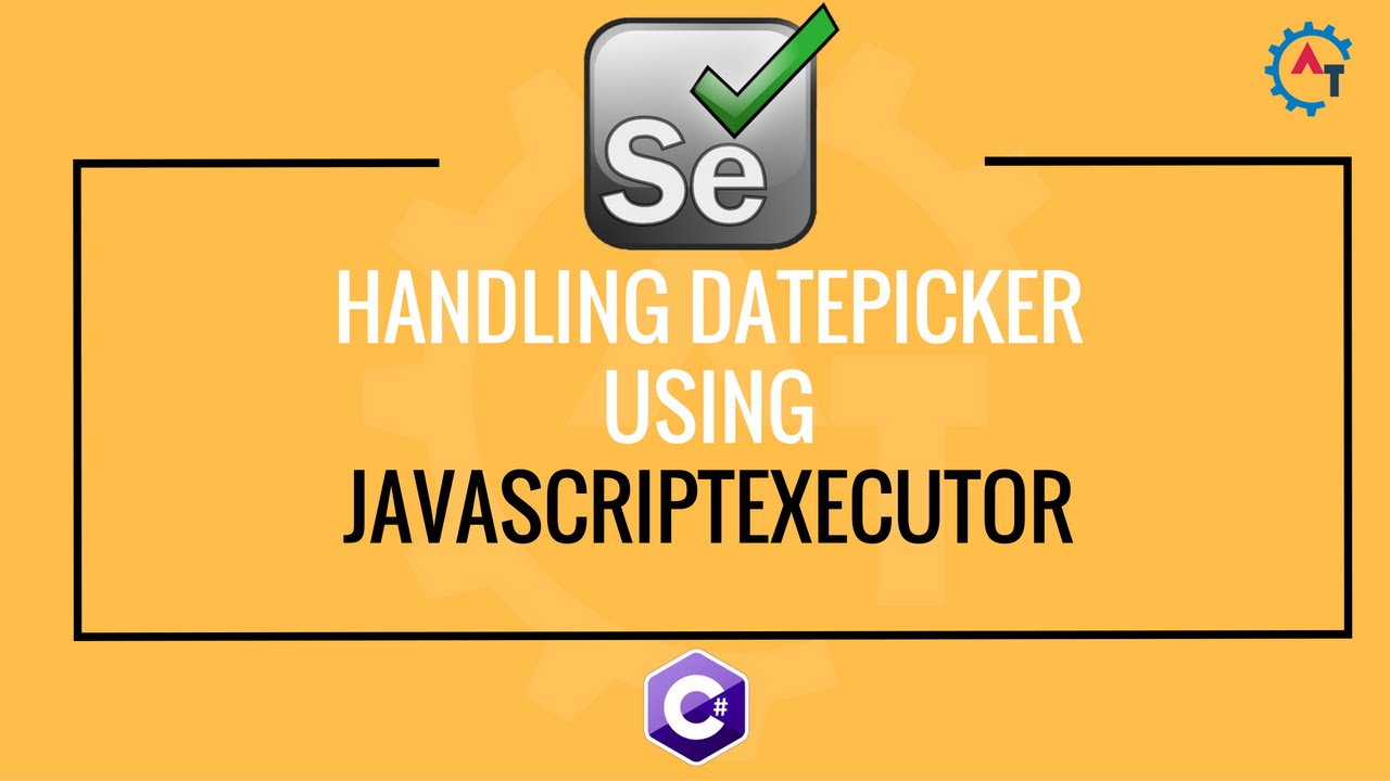 Handling Datepicker in Selenium using JavascriptExecutor - C#