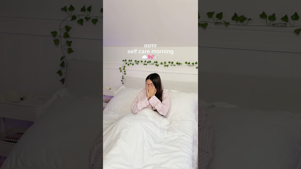Asmr self care morning☁️🕊️ #selfcare #aesthetic #routine #selfcareroutine #selflove #pinkgirl
