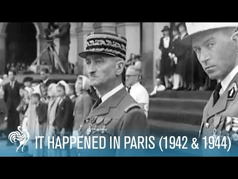 It Happened In Paris: WWII Nazi Occupation (1942 & 1944) | British Pathé