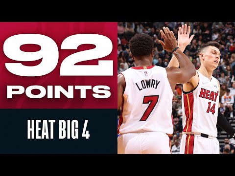 92 points pour le Big Four du Heat