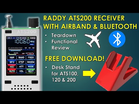 Desk Stand for ATS 100, ATS 120 and ATS 200 Radios by ElectroBananas ...