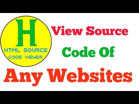 How to view any website's HTML Source code by Android