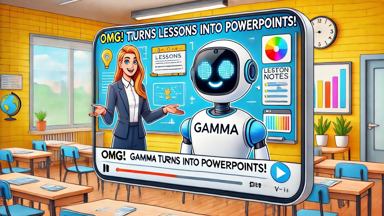 Turn your lesson plans into PowerPoints!  AI for teachers!