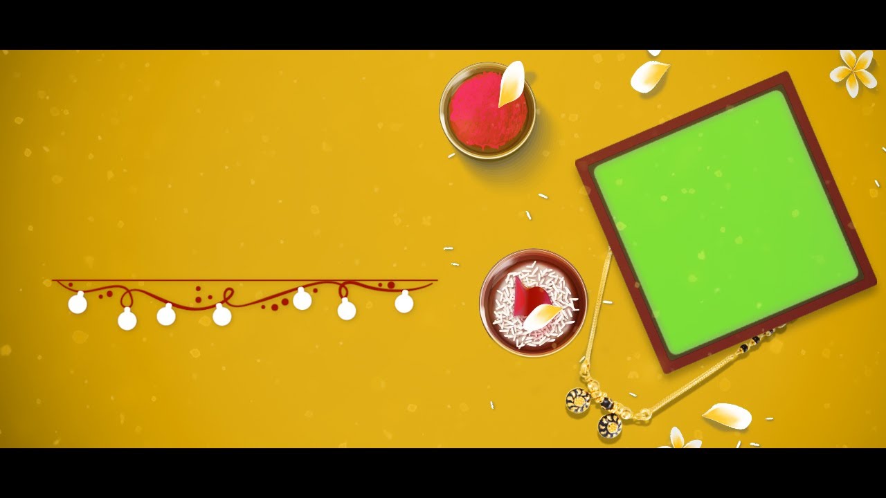 Latest Wedding Invitation Video Without Text | Free Green Screen Template | Link In Description