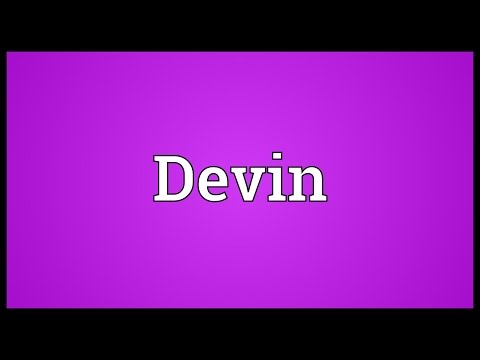 Devin Meaning