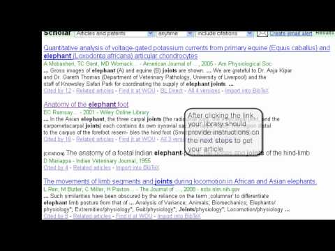 Using Google Scholar (CLIP)