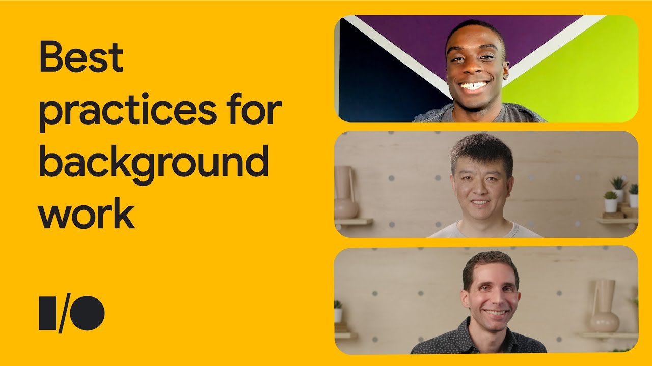 Best practices for running background work on Android