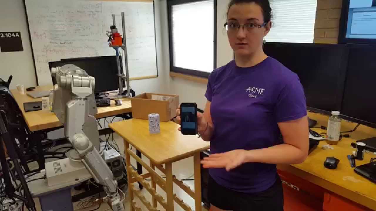 Undergraduate Student Controls Humanoid Robot using Web Framework CARL