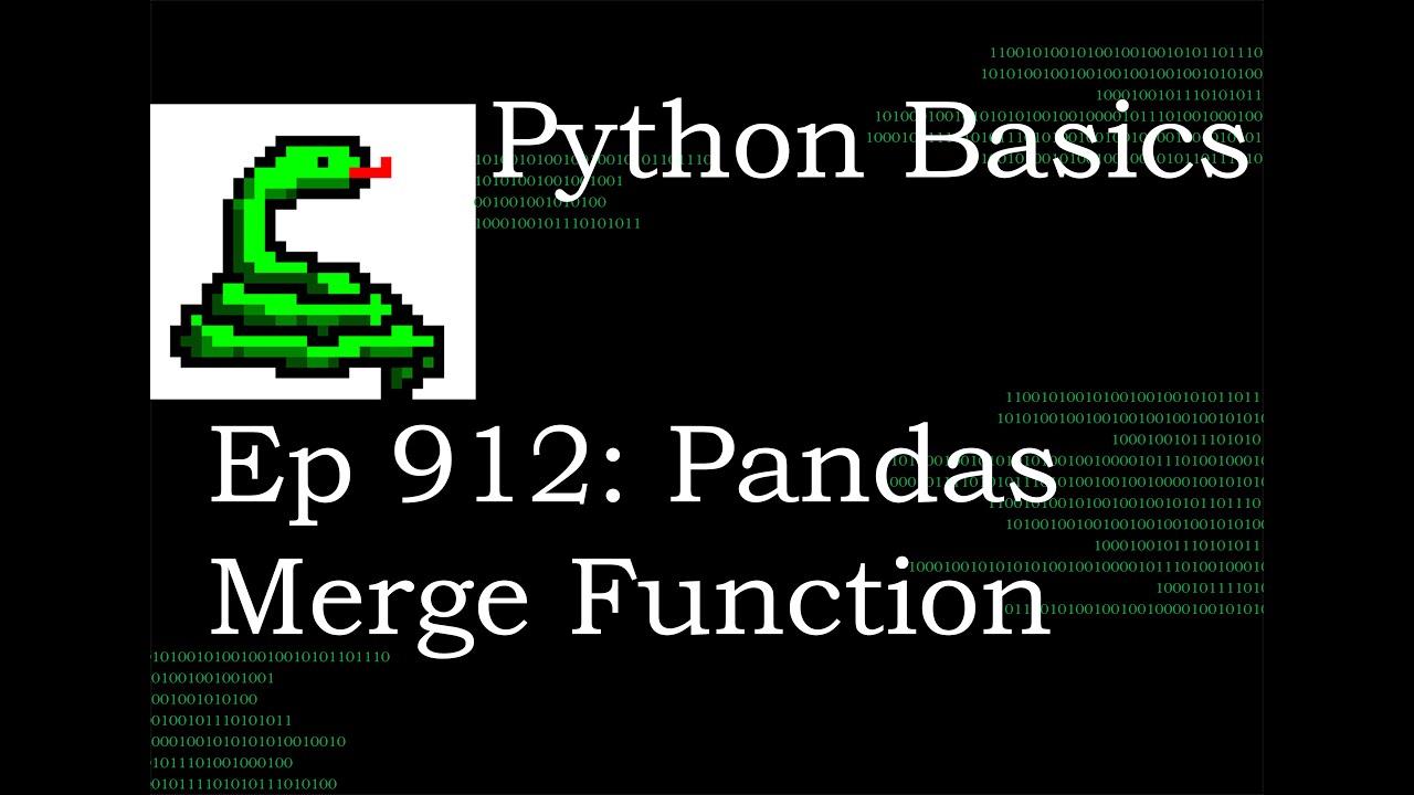 Python Basics Tutorial Problem Solving #2 || Pandas Merge Function