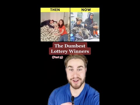 THE DUMBEST LOTTERY WINNERS!! #Shorts