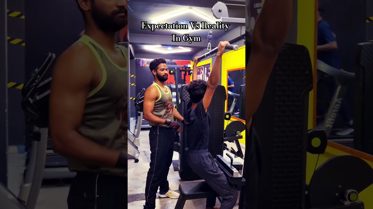 Expectation Vs Reality In Gym😂😂😂 #fitness #gymmotivation #athlete #funnyvideo #funnyshorts