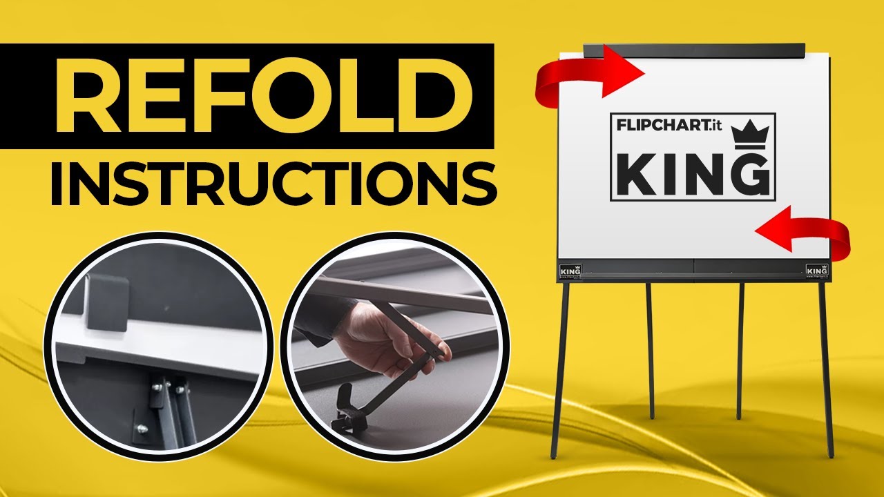 KING Flipchart - REFOLD INSTRUCTIONS