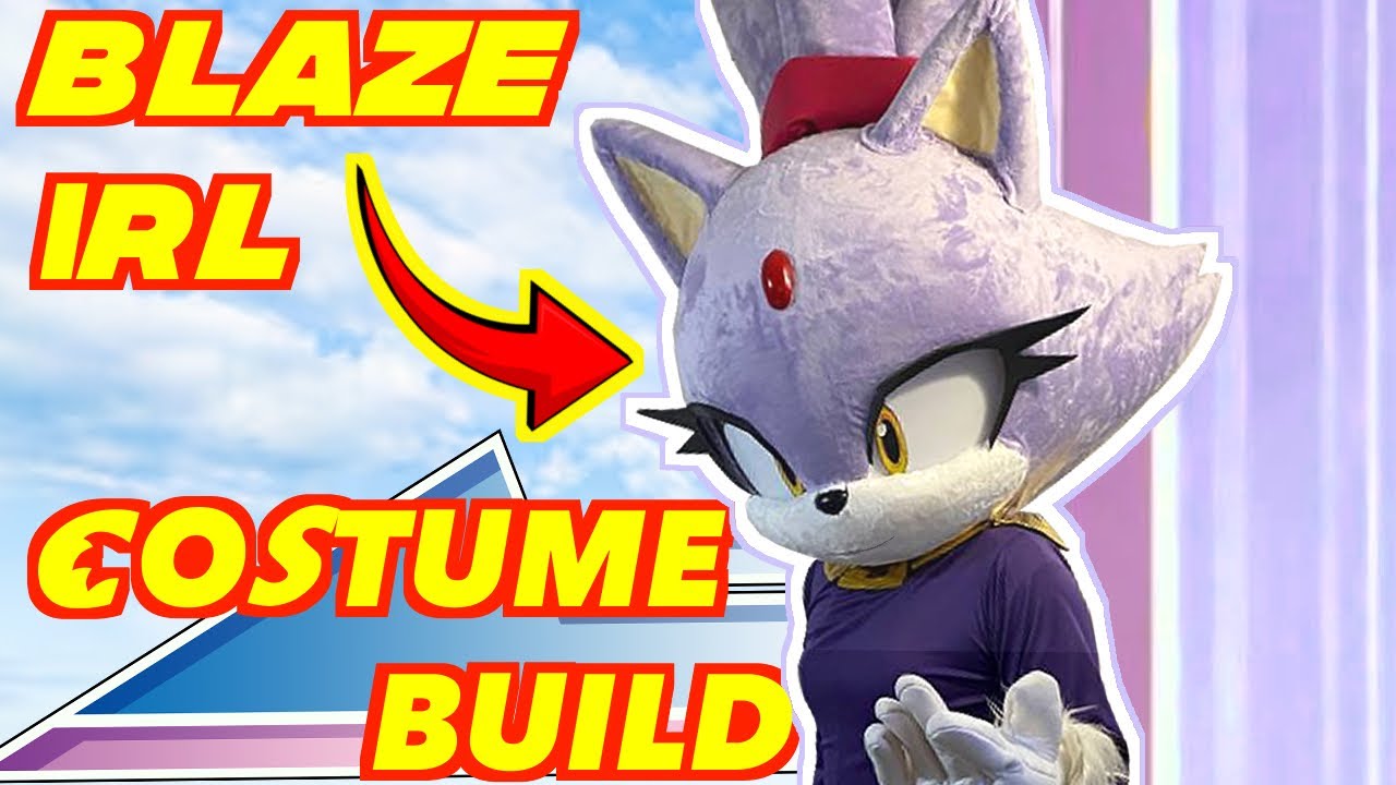 I CRAFTED a REALISTIC BLAZE the CAT MASCOT COSTUME  COSPLAY From Scratch! also 2026 rewind!