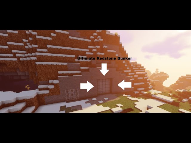 Ultimate Redstone Bunker [50+ redstone mechanisms] Minecraft Map