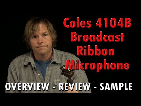 Coles 4104B Lip Microphone iMuso