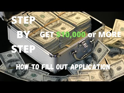 (Get $10,000 or More) How to fill out the SBA Disaster Loan Application Step By Step (Every Line)