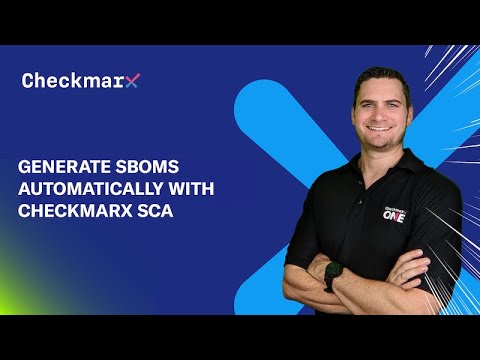 Generate SBOMs Automatically with Checkmarx SCAâ„¢