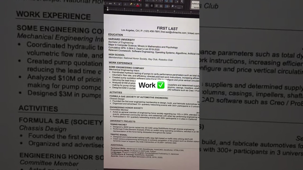 Recruiters spend 6-7 seconds on your resume - here’s what they look at #recruiter #resume #cv #scan