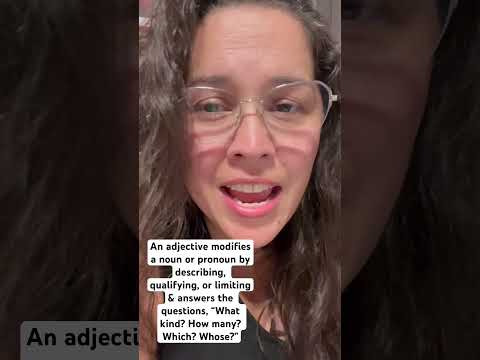 Adjective definition, questions #classicalconversations to tune of “In the 1980s…” History Cycle 2