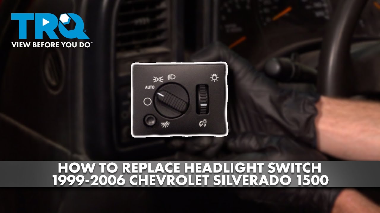 How to Replace Headlight Switch 1999-2006 Chevrolet Silverado 1500