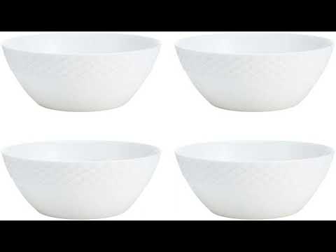 Great product - Mikasa Trellis 16 Piece Dinnerware Set, Service for 4, White