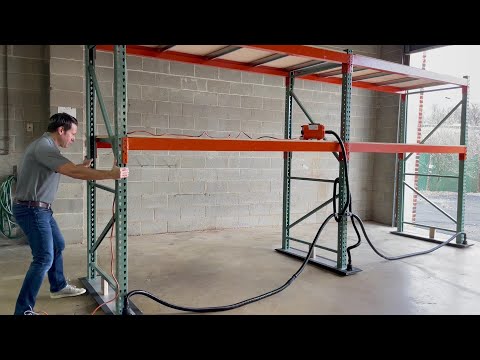 How to Move a Pallet Rack with an Airsled System