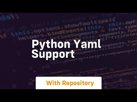 python yaml support