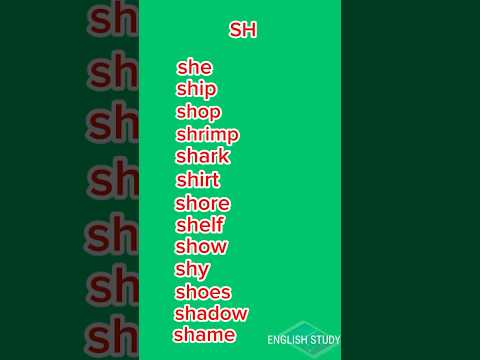 13 Shiny SH Words for Young Learners!!