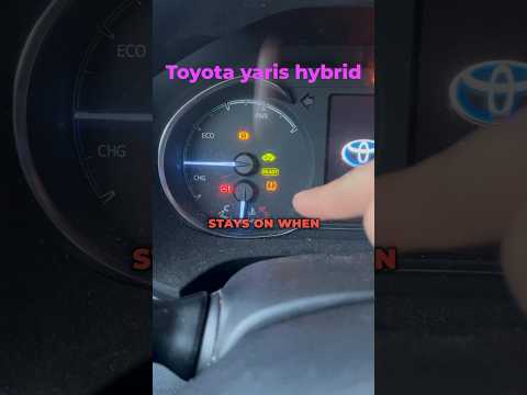 Resetting Tire Pressure Warning on Toyota Yaris Hybrid