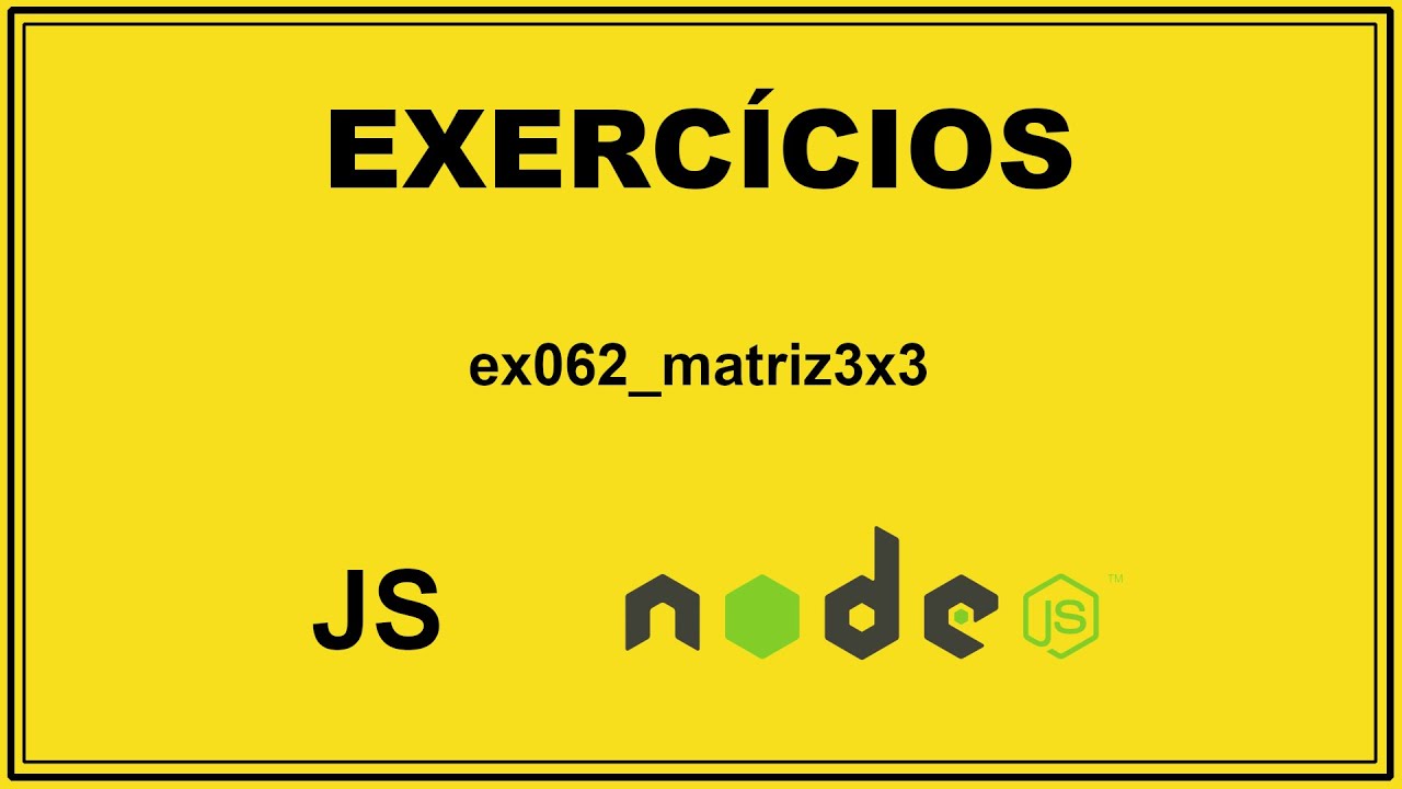JavaScript - Exercício Matriz 3x3