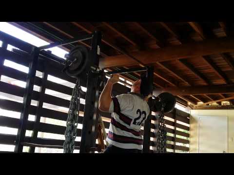 105kg Shoulder presses
