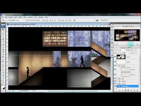 Architectural Interior Elevations Tutorial | Tutorials Photoshop