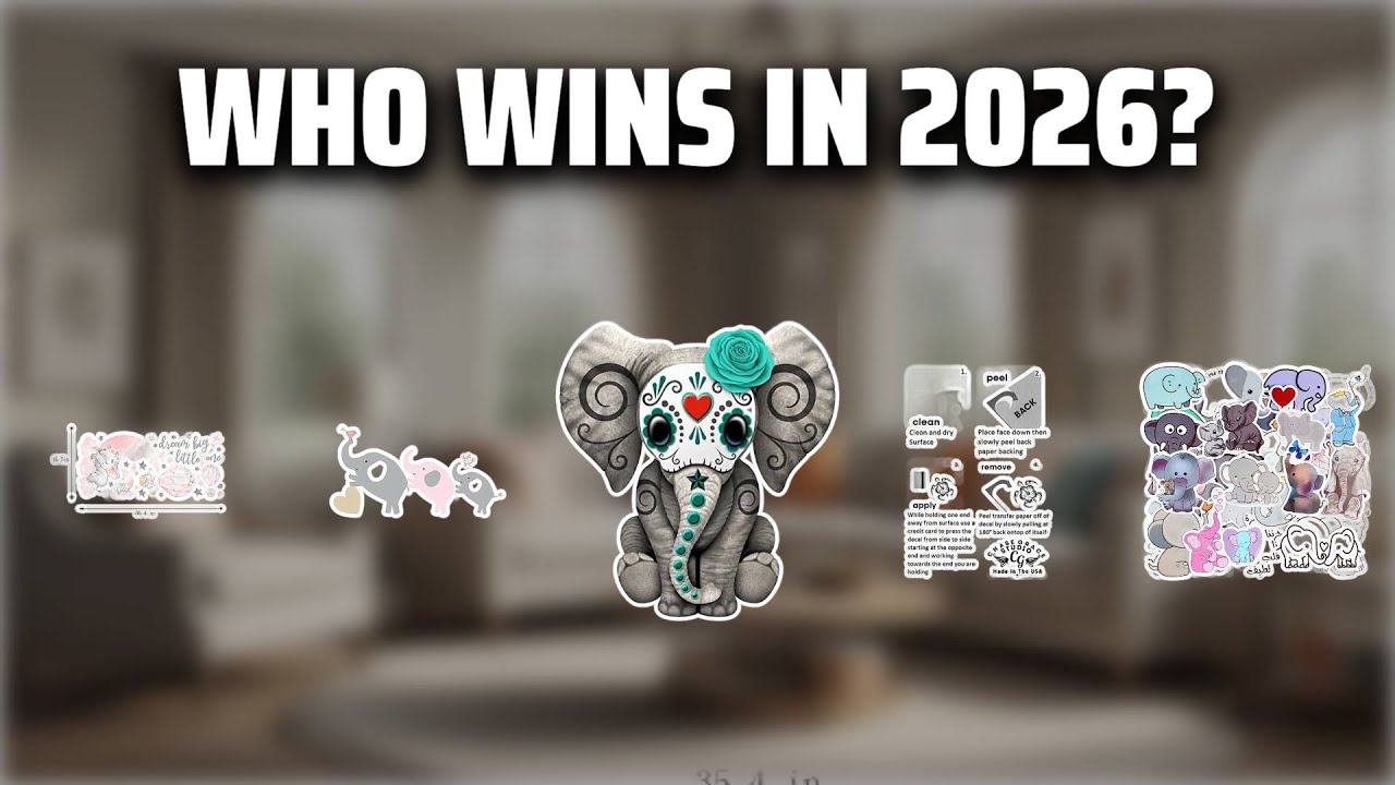 The Top 5 Best Elephant Decals in 2026 - Must Watch Before Buying!