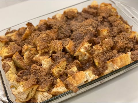 ✨ OVERNIGHT FRENCH TOAST CASSEROLE ✨